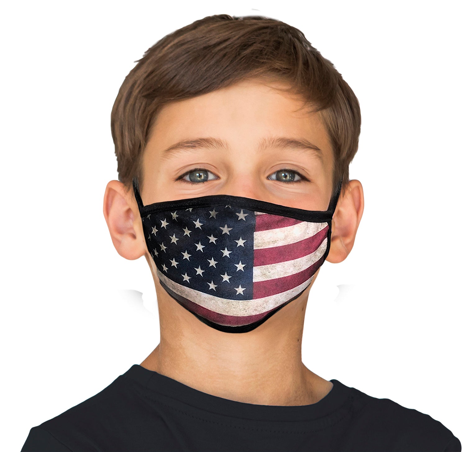 Kids Old Glory Cool Shield Face Mask | Ripped Rags